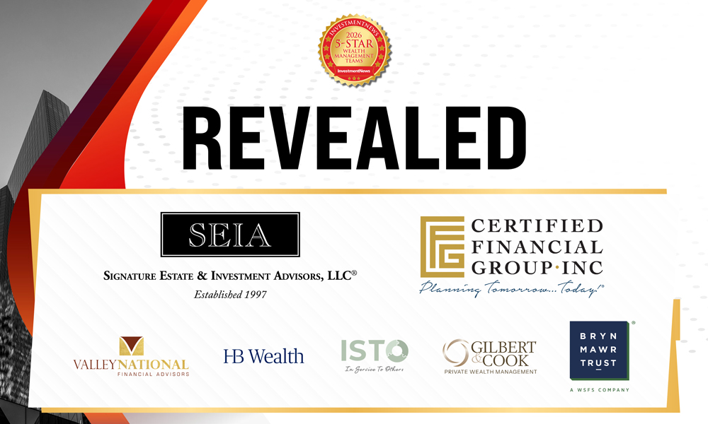 Revealed: InvestmentNews' 5-star wealth management teams for 2026 ...
