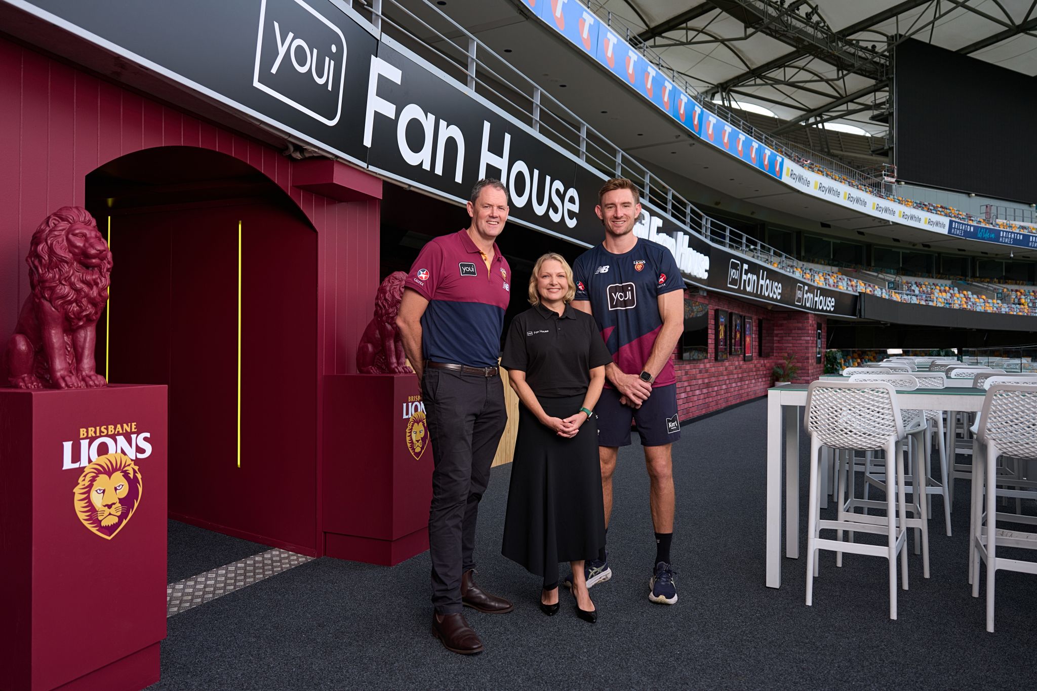 Youi introduces Brisbane Lions fan area behind the goals | Insurance ...