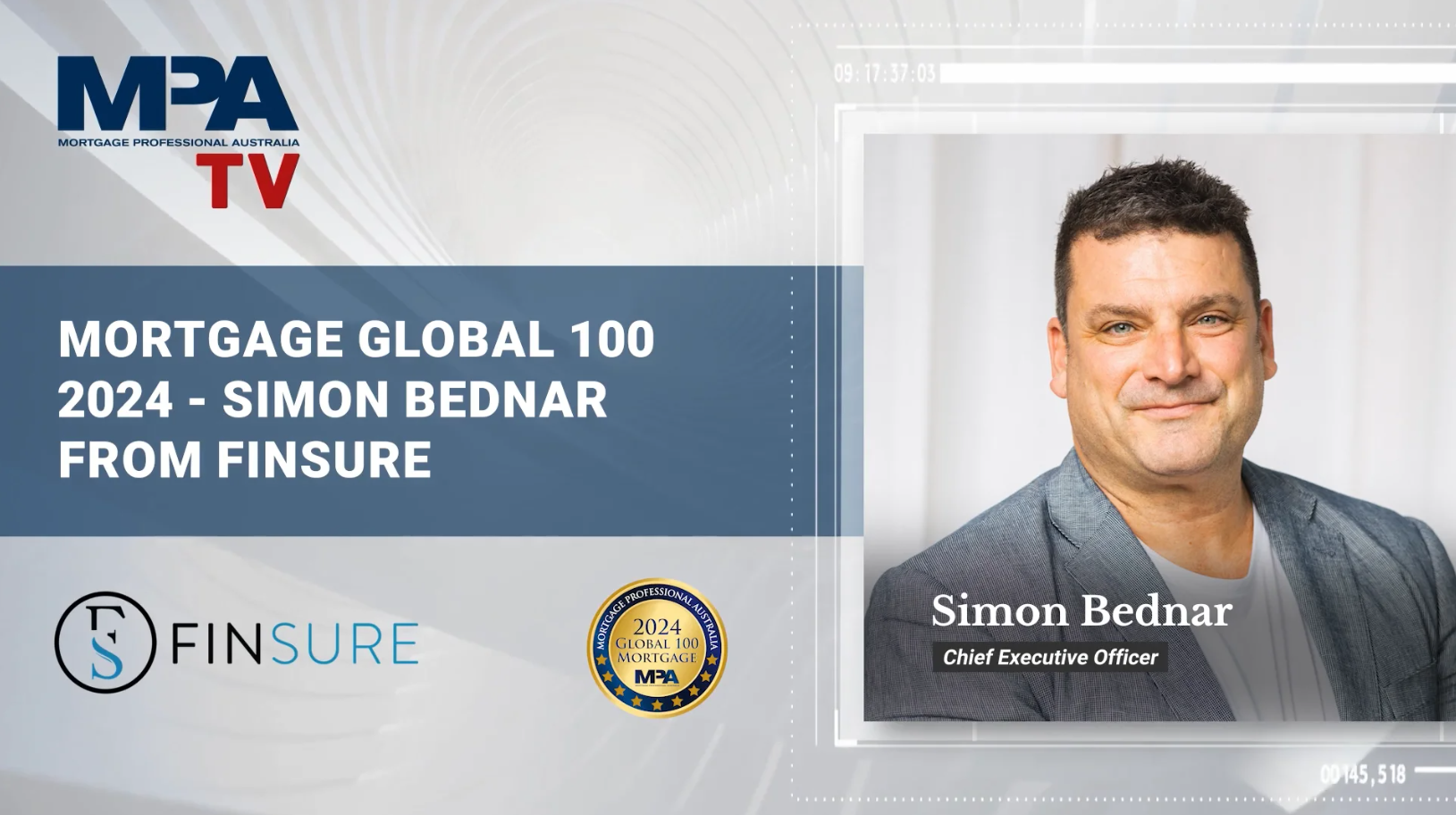 Finsure CEO Simon Bednar returns to Global 100 with big plans for 2025 ...